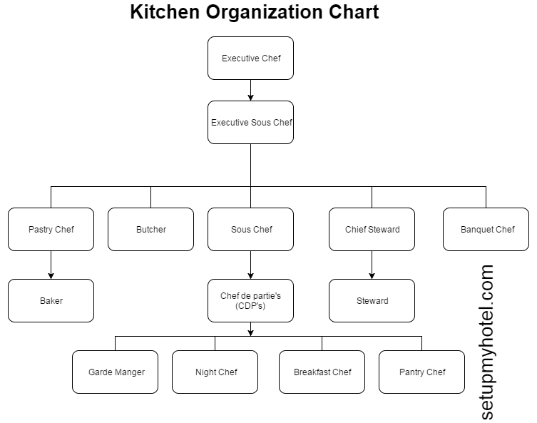 Kitchen Organization Chart