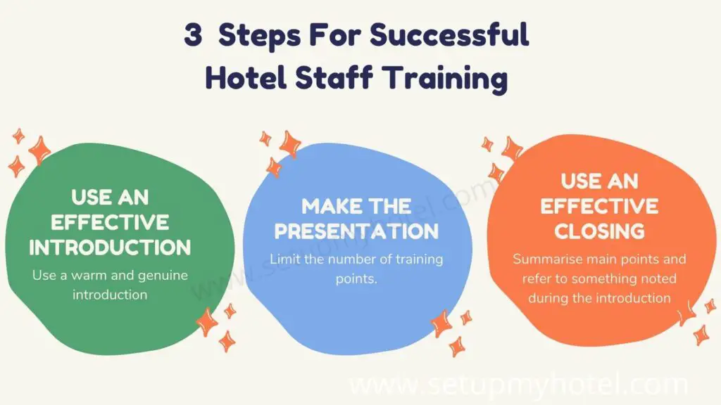 HR - 3 Main Steps For Successful Hotel Staff Training - SetupMyHotel