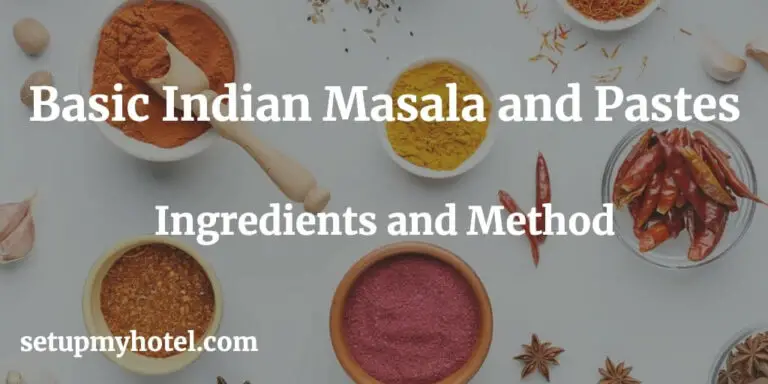 21 Basic Indian Masala And Pastes With Ingredients And Method ...