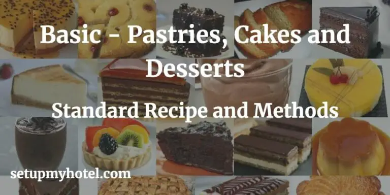 23 Basic Pastries, Cakes And Desserts For Bakers And Pastry Chef ...
