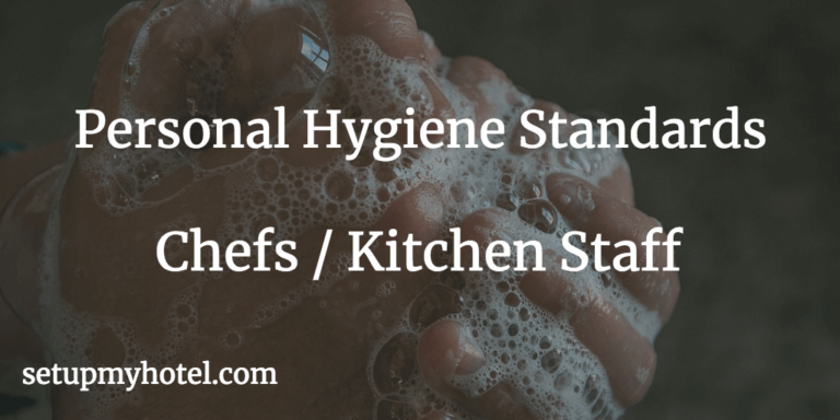 SOP - Kitchen / F&B Production - Kitchen Staff / Chef Personal Hygiene ...