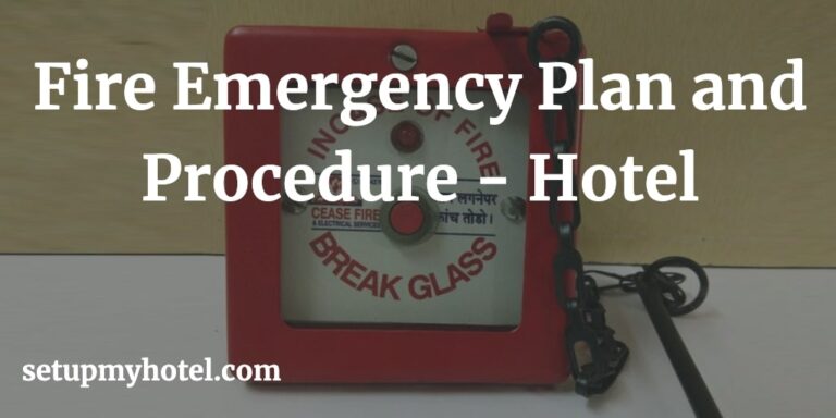 Security - Fire Emergency Plan And Procedures Sample For Hotels ...