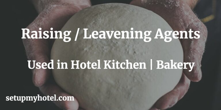 5 Types Of Raising Agent / Leavening Agent Used In Hotel Kitchen ...