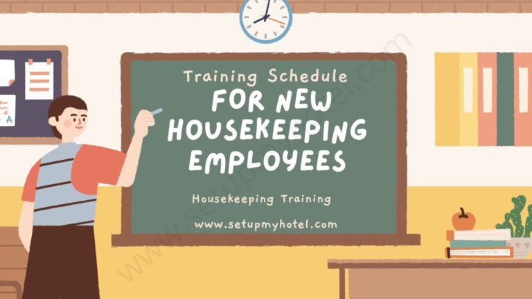 Suggested Training Schedule For New Housekeeping Employees - Hotels ...