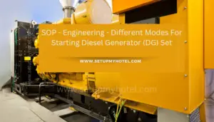 SOP - Engineering - Different Modes For Starting Diesel Generator (DG ...