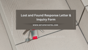 Lost and Found Response Letter & Inquiry Form - SetupMyHotel