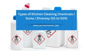 Types of Kitchen Cleaning Chemicals / Suma / Diversey (D1 to D10 ...